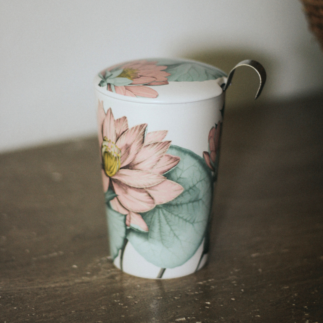 Caneca de Porcelana com Infusor Padma 350ml – Talchá
