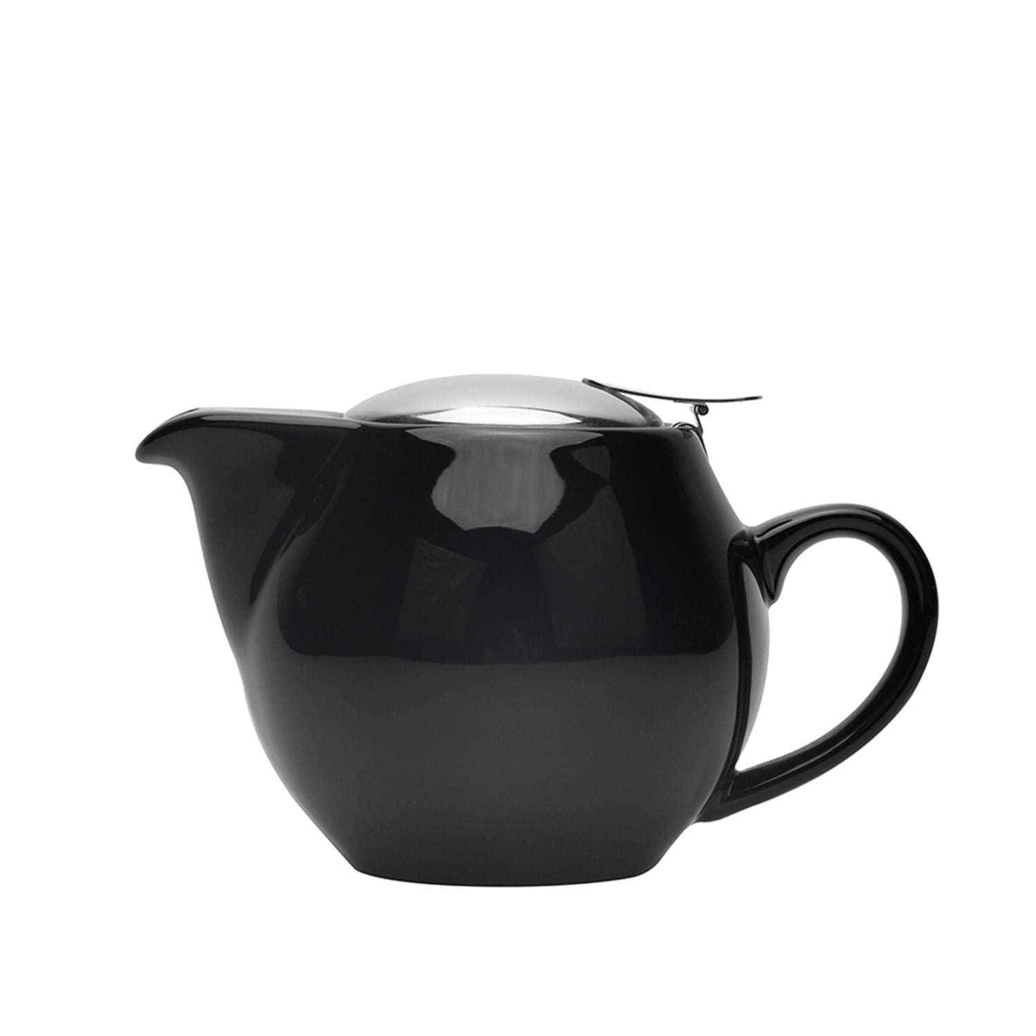 Bule de Porcelana com Infusor de Aço Inox Cult Preto 500ml – Talchá