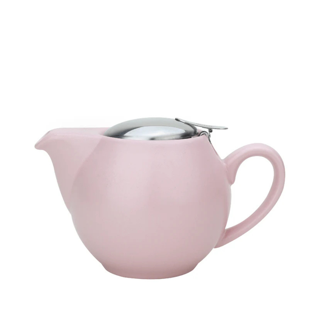 Bule De Porcelana Com Infusor De Aço Inox Cult Rosé 500ml – Talchá