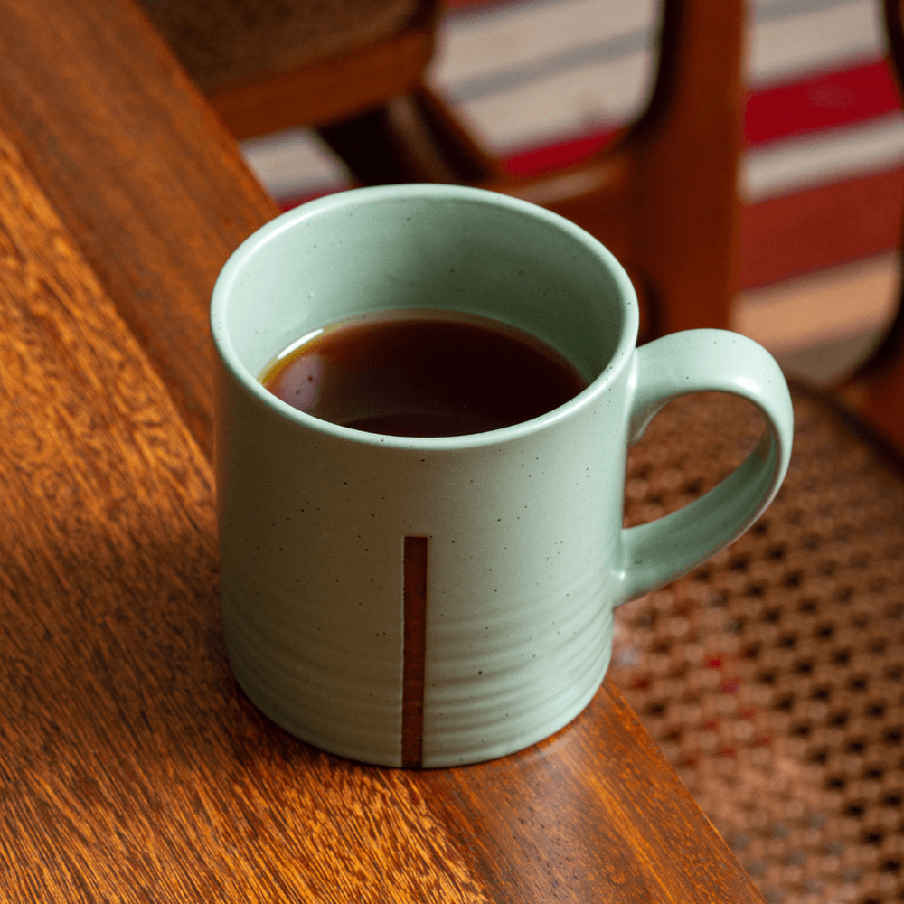 Caneca de Cerâmica Jannike Verde 350ml – Talchá